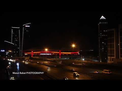 Türk Telekom Arena ✅ Galatasaray Stadyumun Gece Görüntüsü ✅ Galatasaray Fon müziği