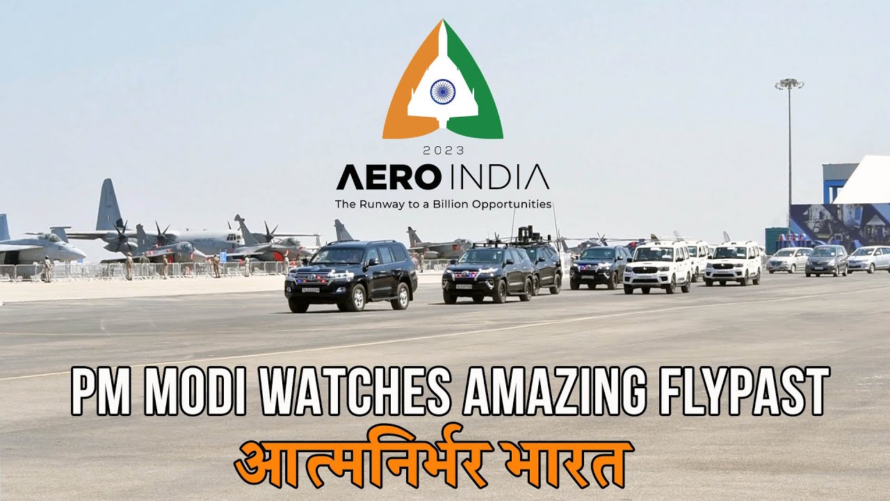 Aero India 2023 | PM Modi Watches Flypast & Bengaluru Air Show 2023 ...