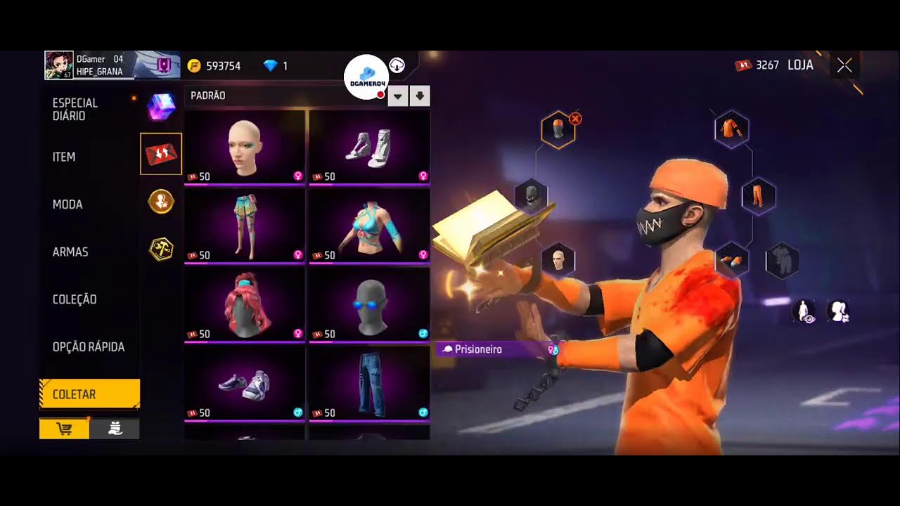 DGamer 04 está ao vivo! Dia em que jogo muito e coleto novas roupas pra ...