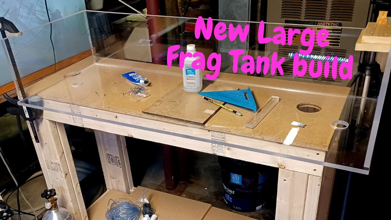 Building a new large frag tank - YouTube