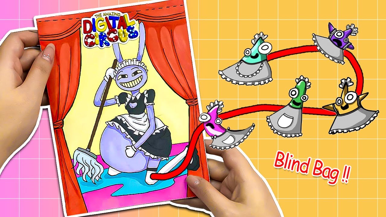 [🐾paper diy🐾] Jax maid pregnant with many Gloinks BABY | Outfit BLind ...