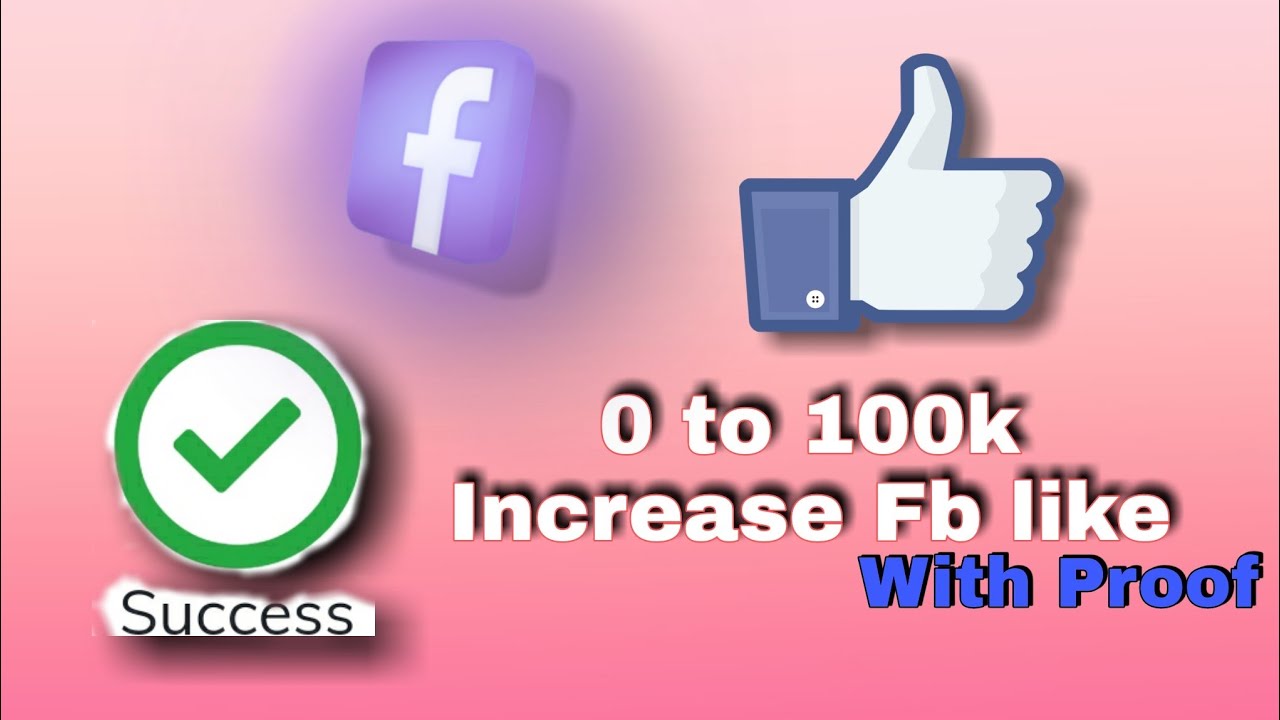 Increase Facebook Like | How to Increase Like In Facebook post - YouTube