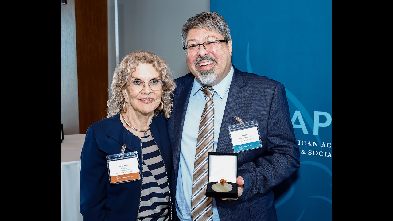 John Jost Accepts Inaugural James S. Jackson Fellowship. - YouTube