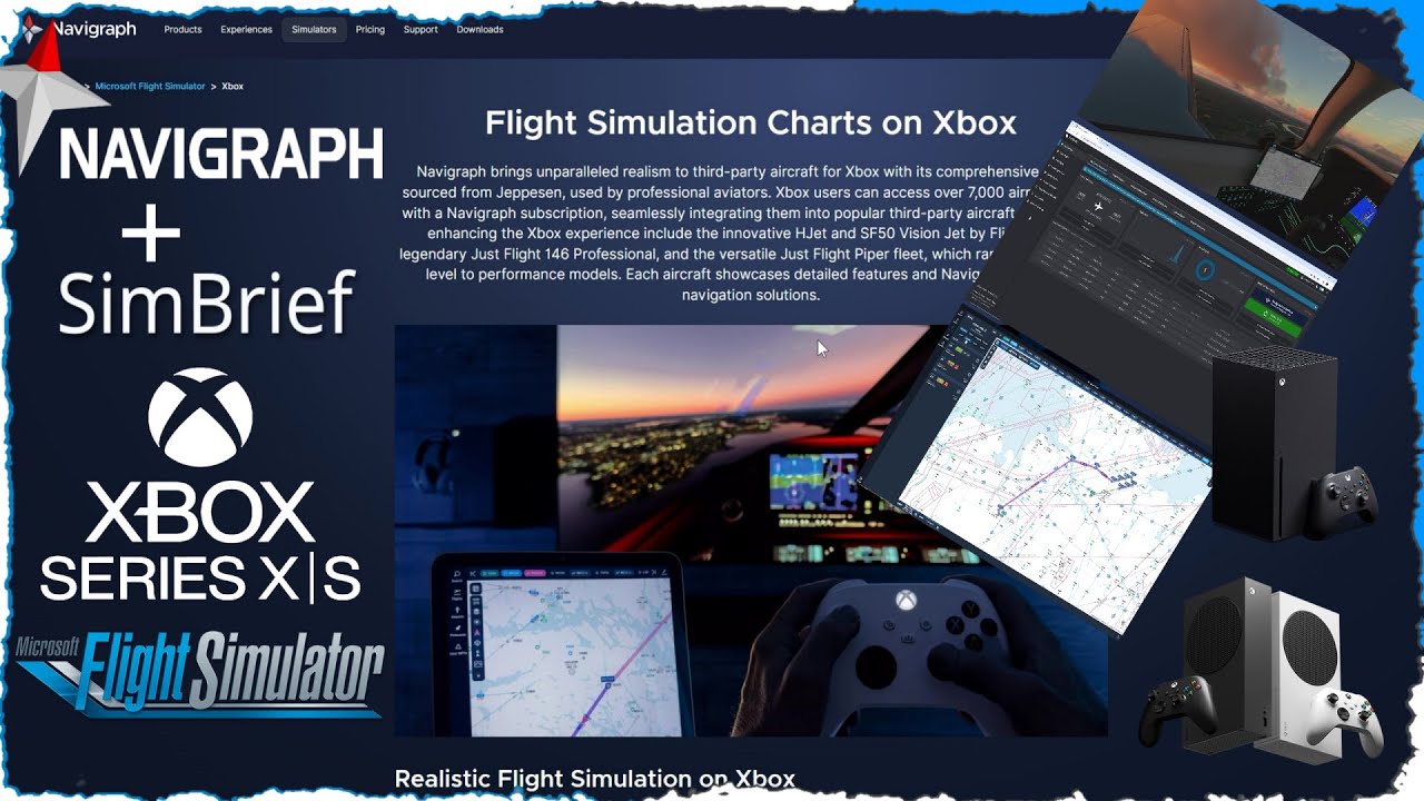 Navigraph + SimBrief Xbox 2024 - Ein Überblick Xbox MSFS Flight ...