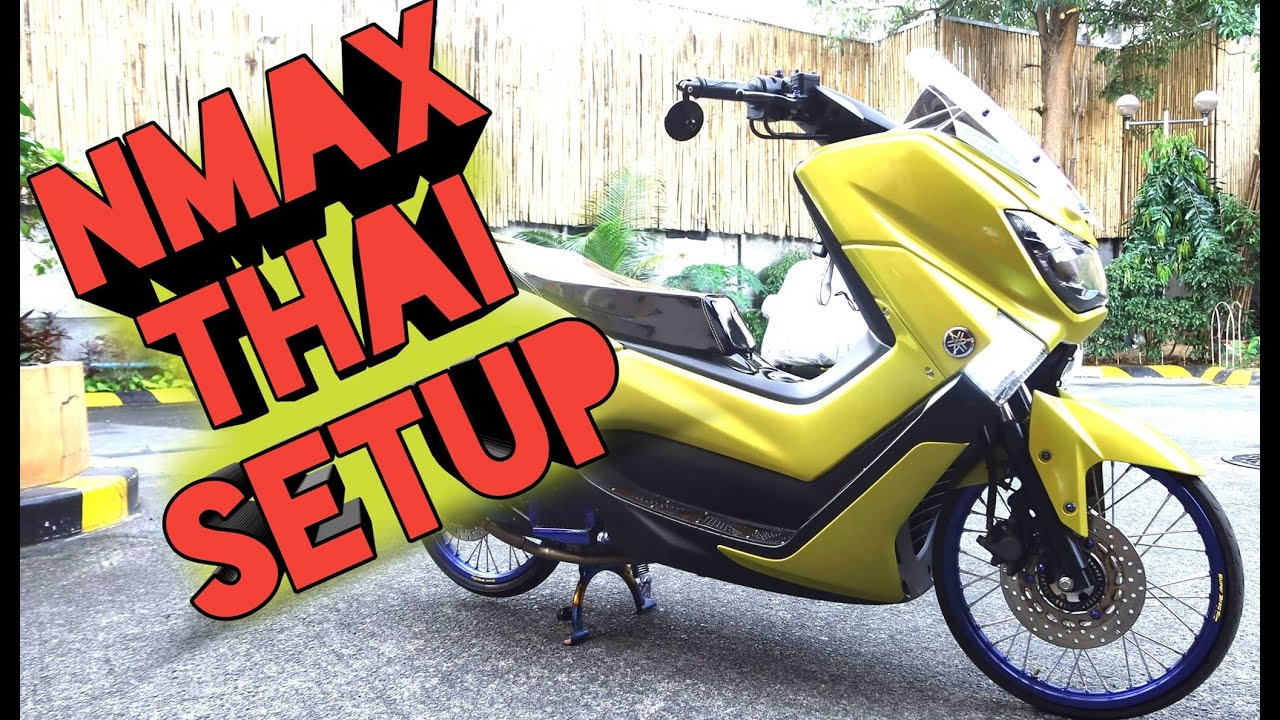 Yamaha Nmax Thai Look setup Poging POGI - YouTube
