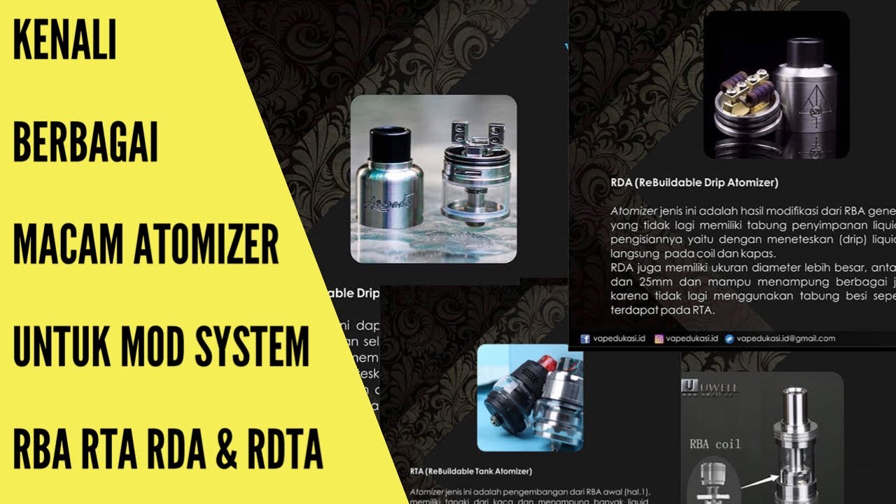 Lebih Baik RDA RTA atau RDTA (?) | INTIP - YouTube