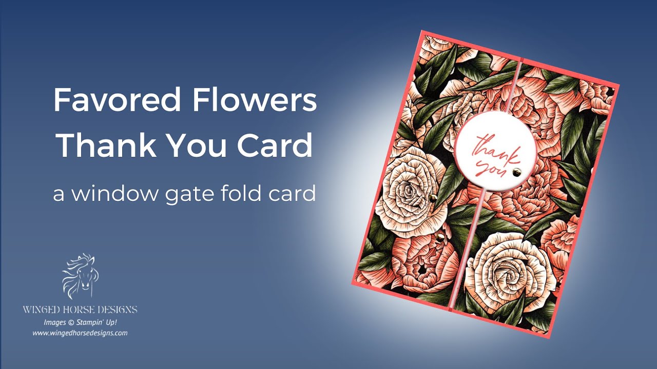 Window Gate-fold Card - YouTube