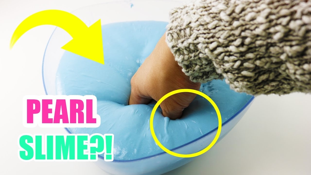 DIY PEARL SLIME WITHOUT PEARL PIGMENT HOW TO MAKE SOFT SLIME Bum Bum ...