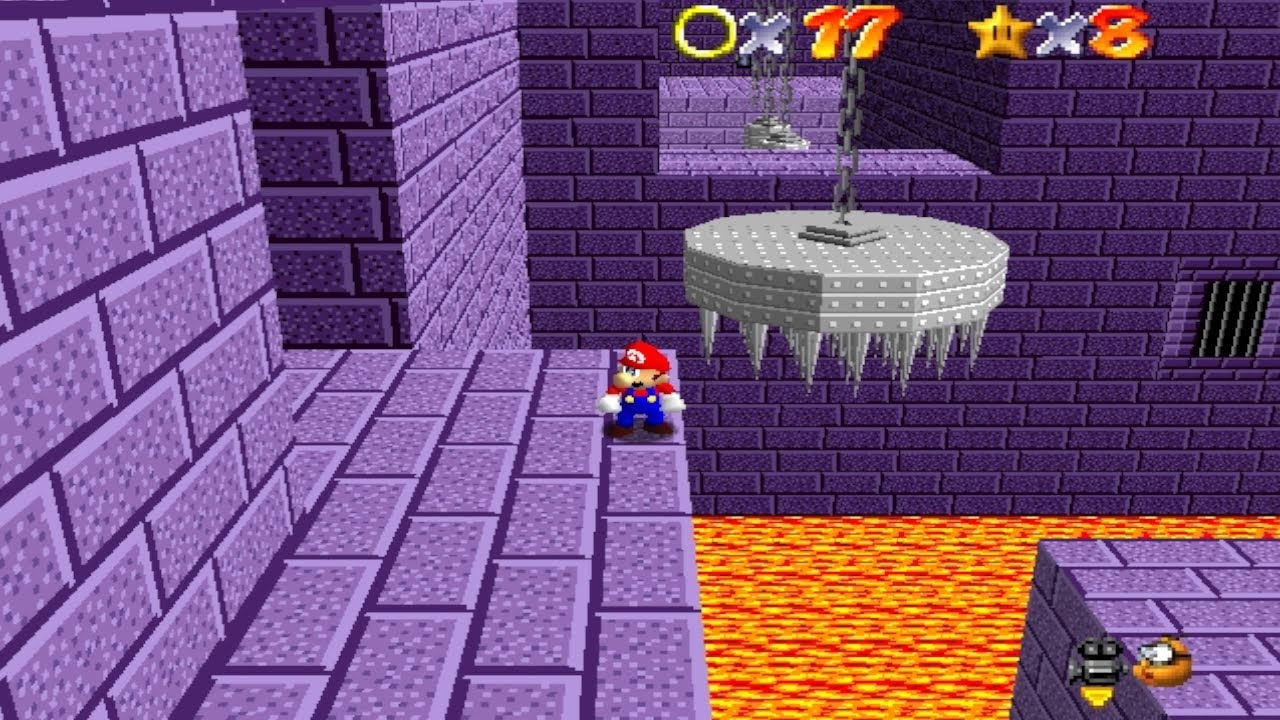 Sonic Marble Zone In Super Mario 64 - YouTube