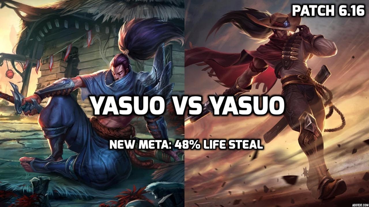 League of legends Yasuo vs Yasuo - New meta New OP - YouTube