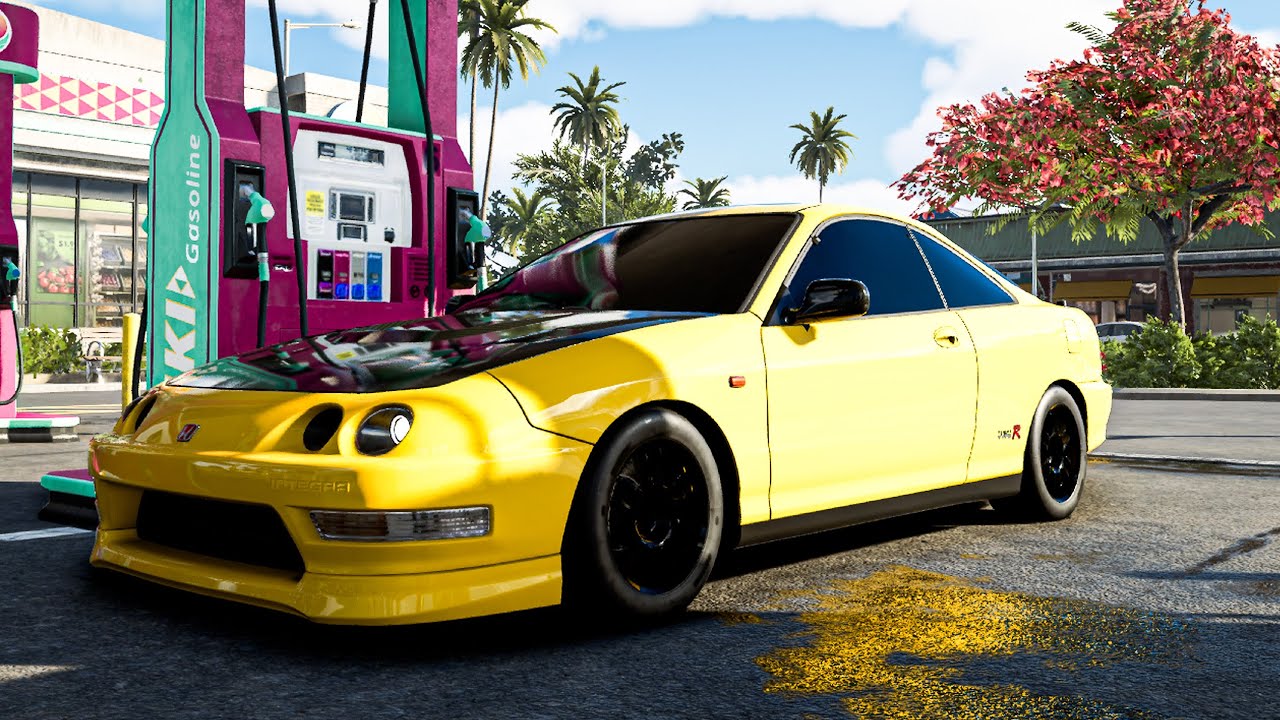 Single Turbo Integra Type R - The Crew Motorfest Maui Island - YouTube