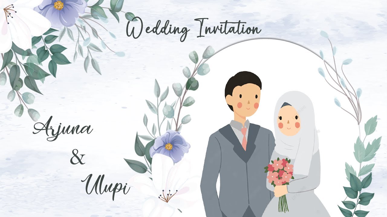Undangan Pernikahan Digital (Vidio) Simple ELEGAN || Sap Art Digital ...