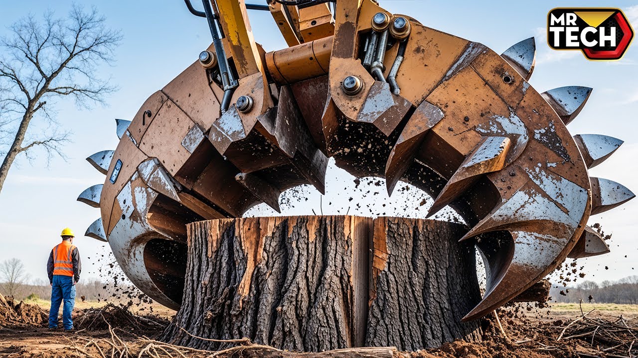 Extreme Dangerous Fastest Big Chainsaw Cutting Tree Machines | Monster ...