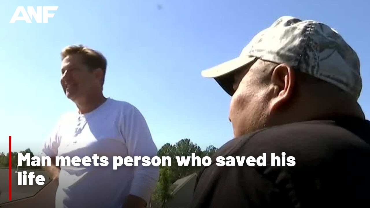 Man meets person who saved his life - YouTube