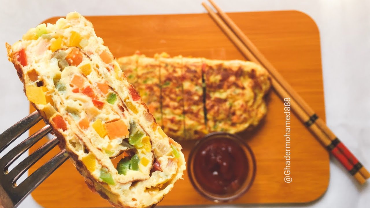 لفائف البيض الكوريه 🇰🇷 Korean egg rolls - YouTube