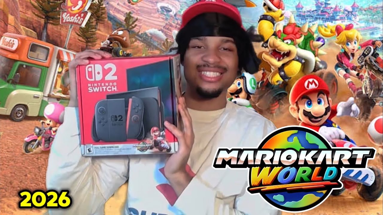 Chris Hitchman Plays Mario Kart World on Nintendo Switch 2 for the ...
