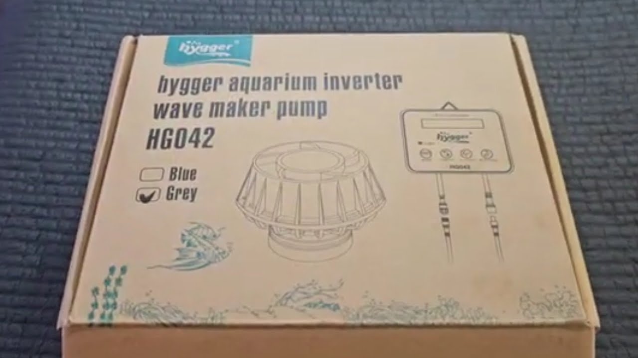 hygger aquarium wave maker pump HG042 unboxing - YouTube