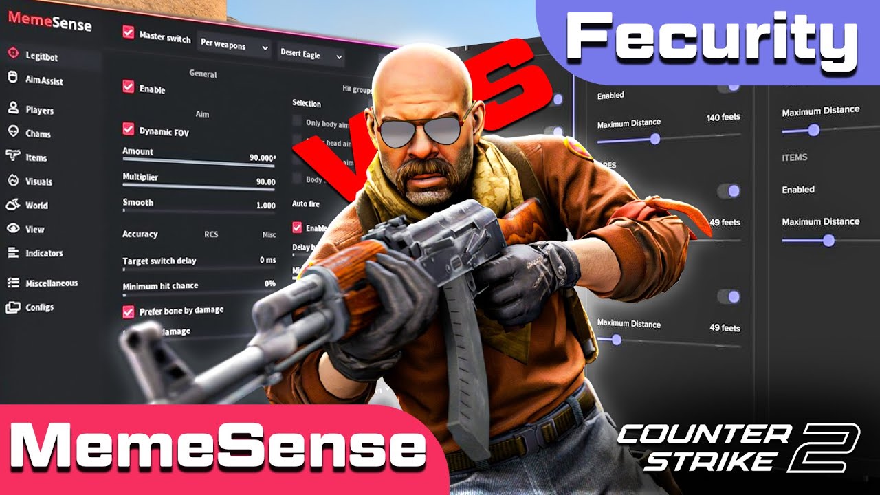 Memesense.gg VS Fecurity - Który CHEAT Do CS2 Jest LEPSZY?! - YouTube