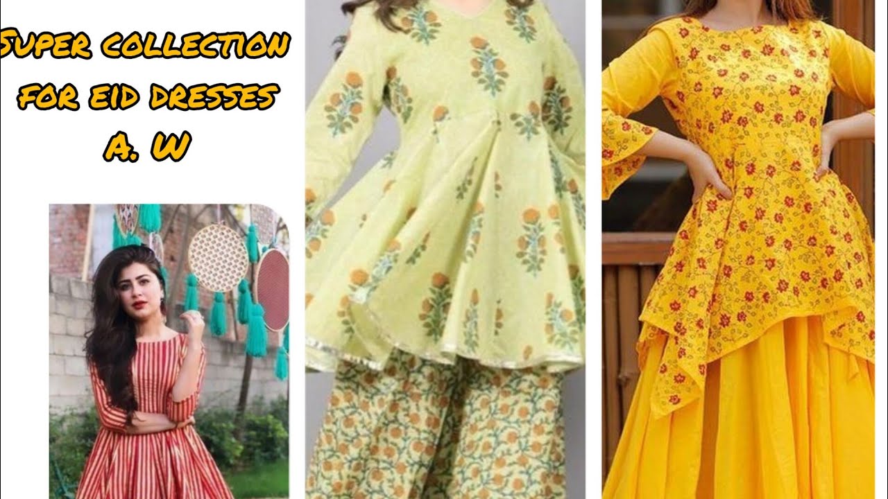 short frock with sharara design #Eidcollection #youtuber - YouTube