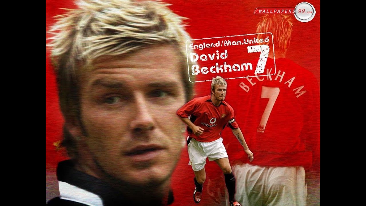 David Beckham Football Skills MAN UNITED - YouTube