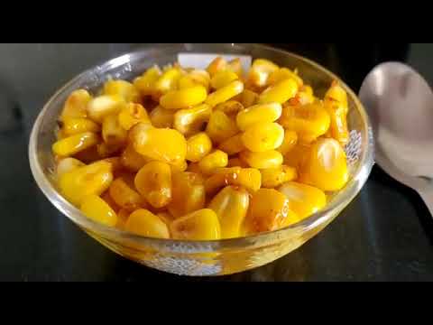 Sweet corn Fry/ American sweet corn fry/ sweet corn - YouTube