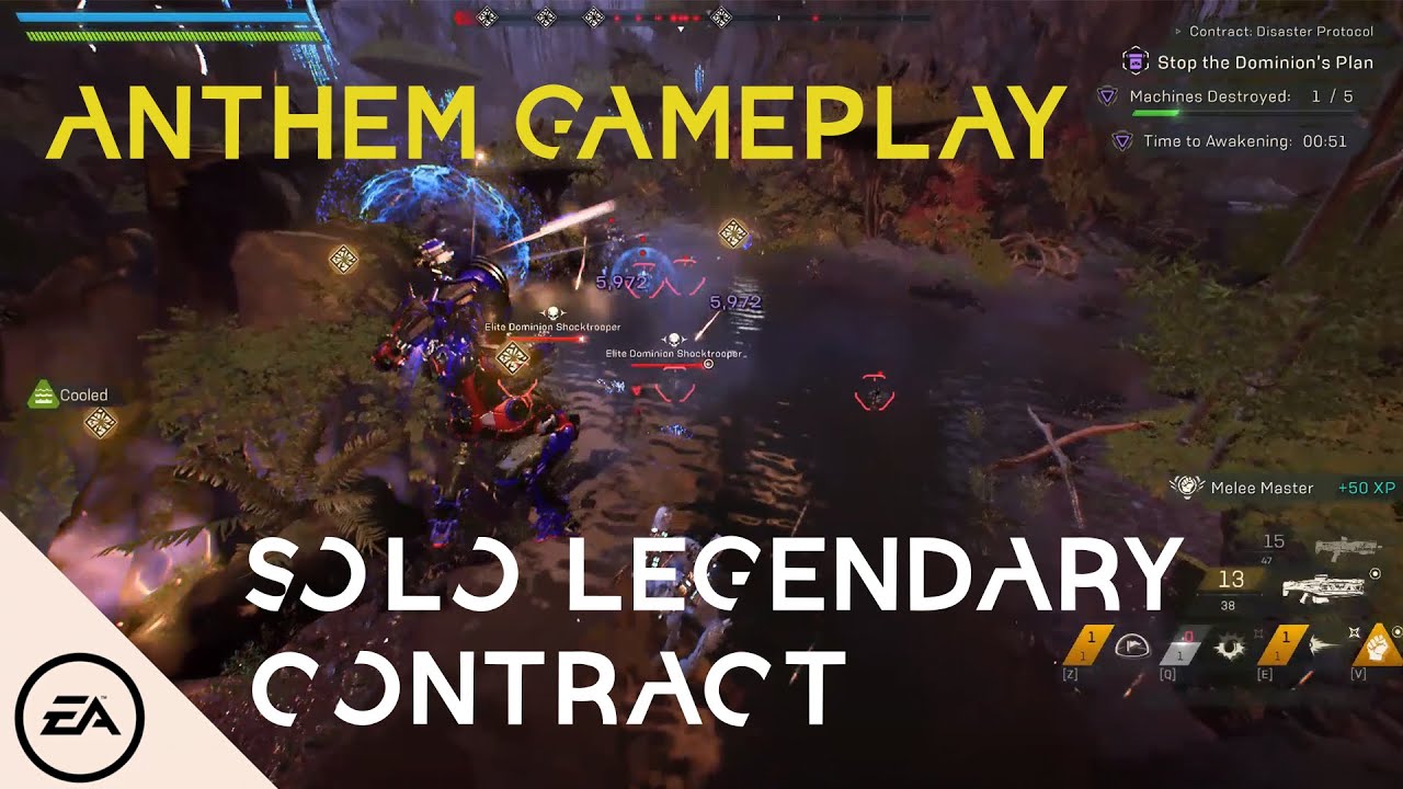Anthem Gameplay - Ranger Solo Legendary Contract - YouTube