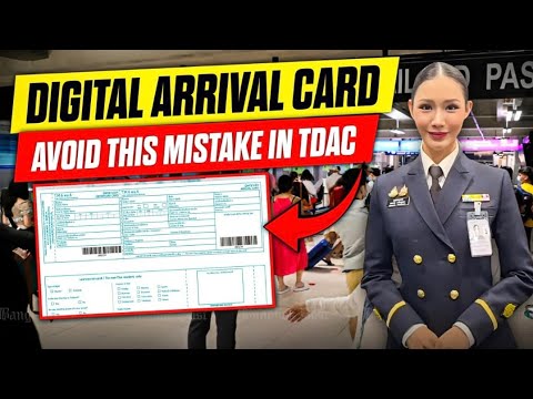 How To Fill Out Thailand's New Digital Arrival Card (Easy Tuturial) #travel #tdac #thailand 