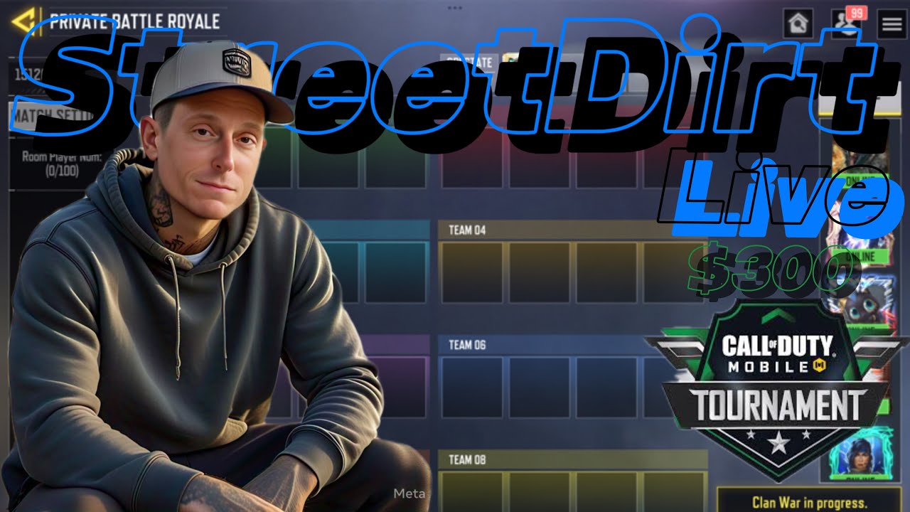 CODM / $300 TOURNAMENT LIVE - YouTube