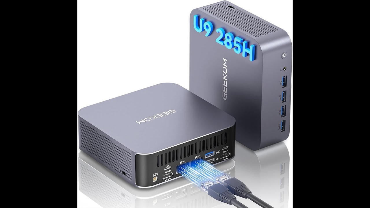 GEEKOM GT15 Max AI Mini PC Review Intel Ultra 9 8K Gaming Office - YouTube