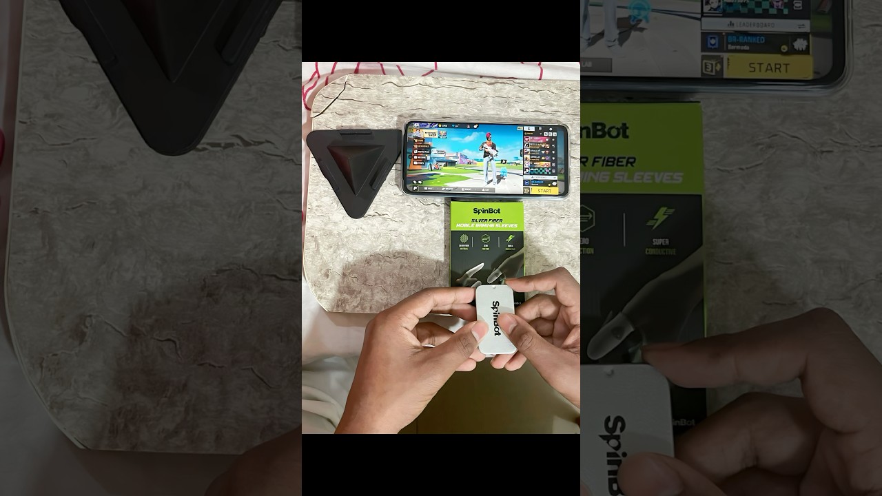 SPINBOLT SLIVER🧤 FIBER FINGER SLEEVES FOR BEST GAMING EXPERINCE#shorts - YouTube