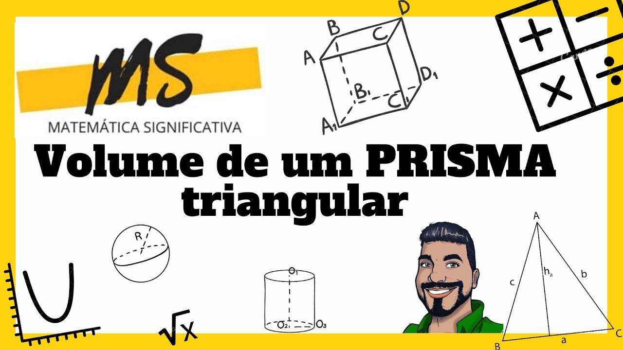 Volume de um prisma triangular - YouTube