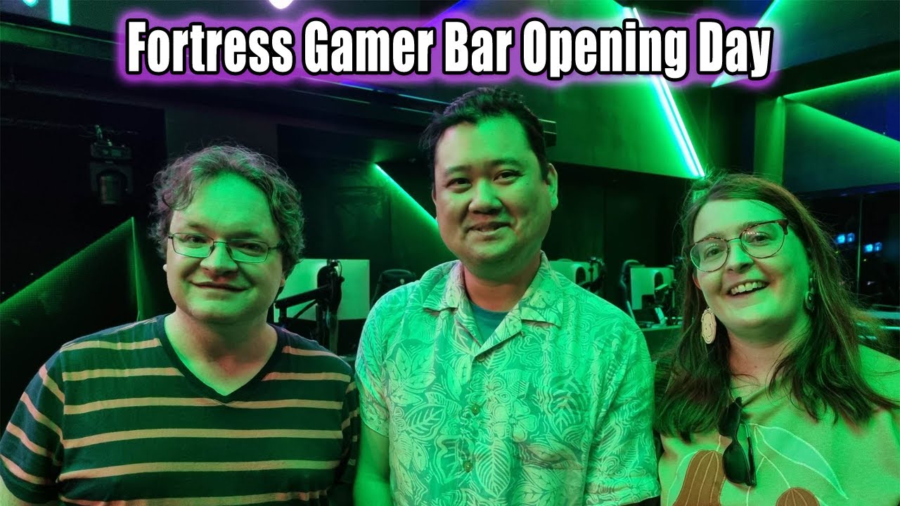 Gamer Bar Fortress Opening Day in Sydney - YouTube