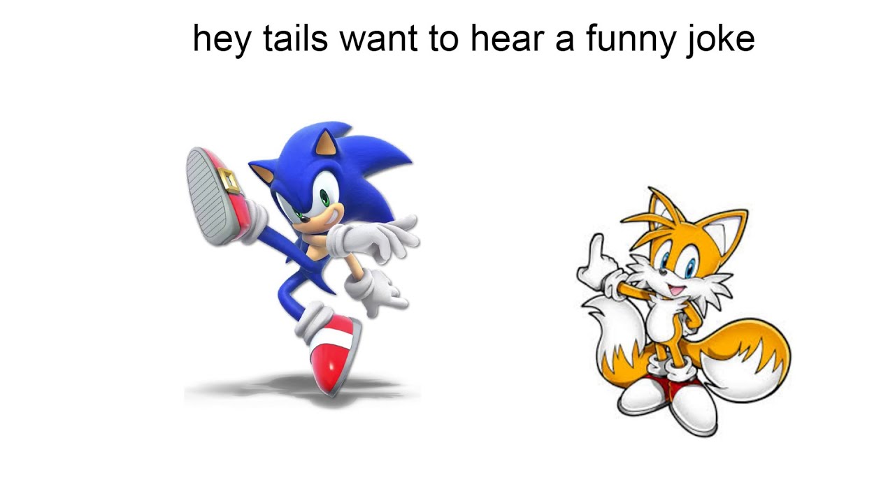 Hey Tails do you want to hear a funny joke? (Sonic) - YouTube
