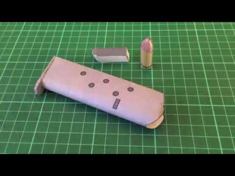 1911 papercraft full build timelapse ( part 5/5 ) - YouTube