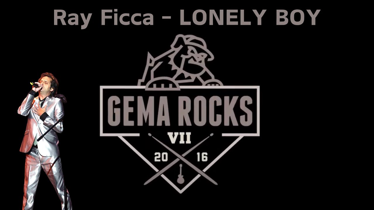 GEMA ROCKS 2016 - Ray Ficca LONELY BOY - YouTube