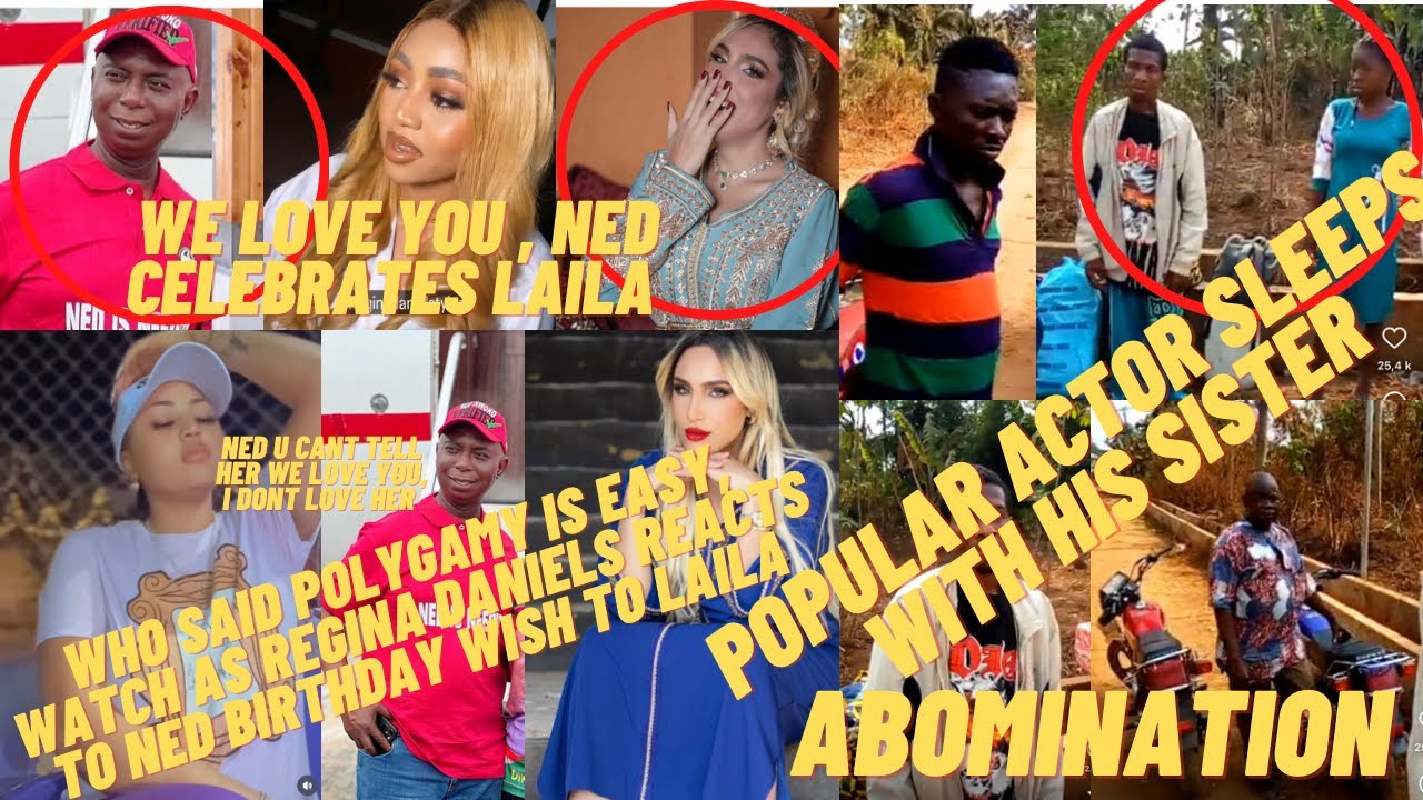 We love you too ned nwoko celebrates Moroccan wife as regina react ...