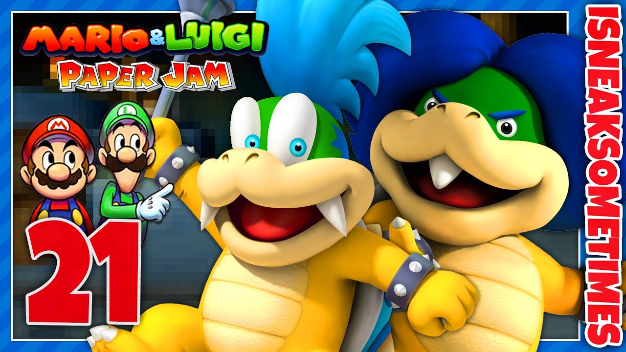 Let's Play Mario & Luigi: Paper Jam - Part 21 | Larry & Ludwig Boss ...