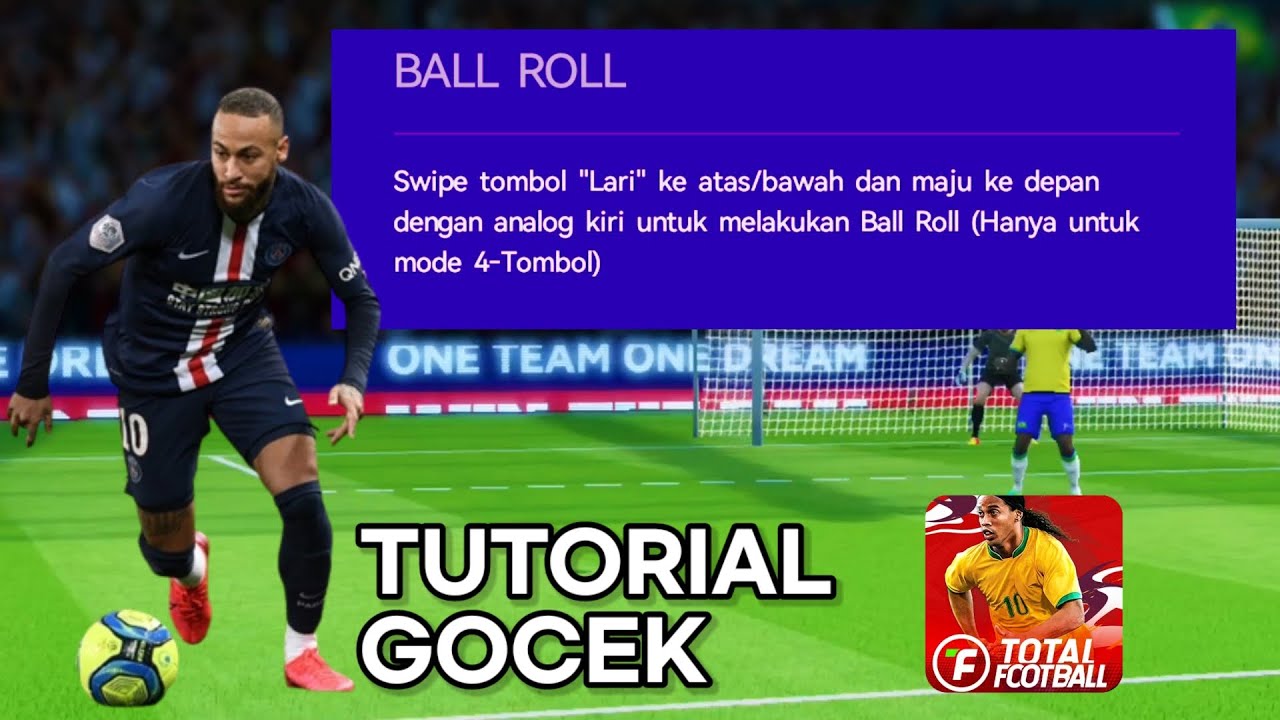 TUTORIAL SKILL BALL ROLL DI GAME TOTAL FOOTBALL | CARA GOCEK DI GAME ...