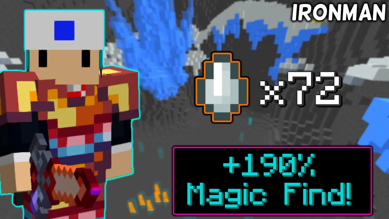 THIS PRINTS RARE DROPS! (Hypixel Skyblock IRONMAN) [104] - YouTube