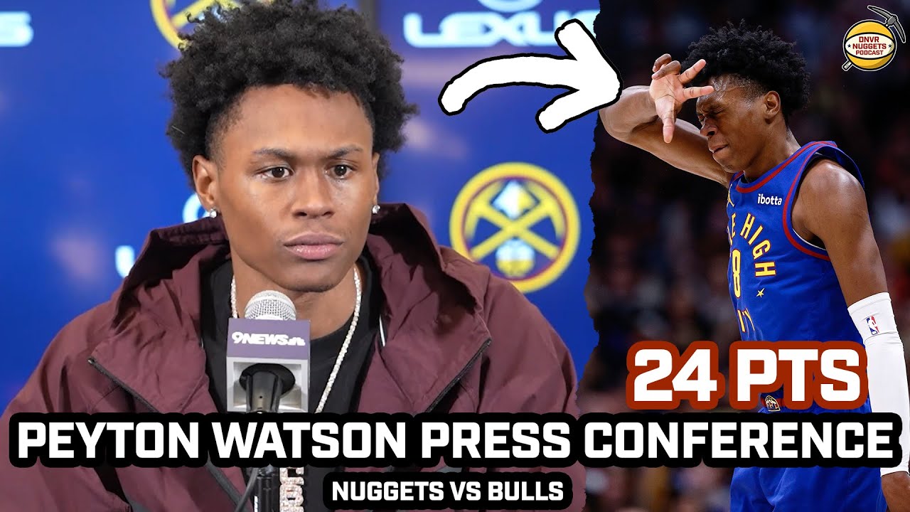 Peyton Watson Keeps It Real After Career High 24pts in LOSS vs Bulls ...