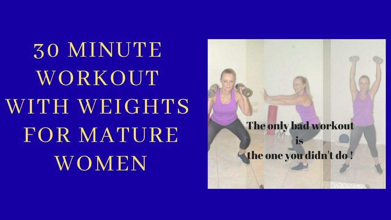 30 Minute Workout For Beginners (Mature Women Over 40) - YouTube