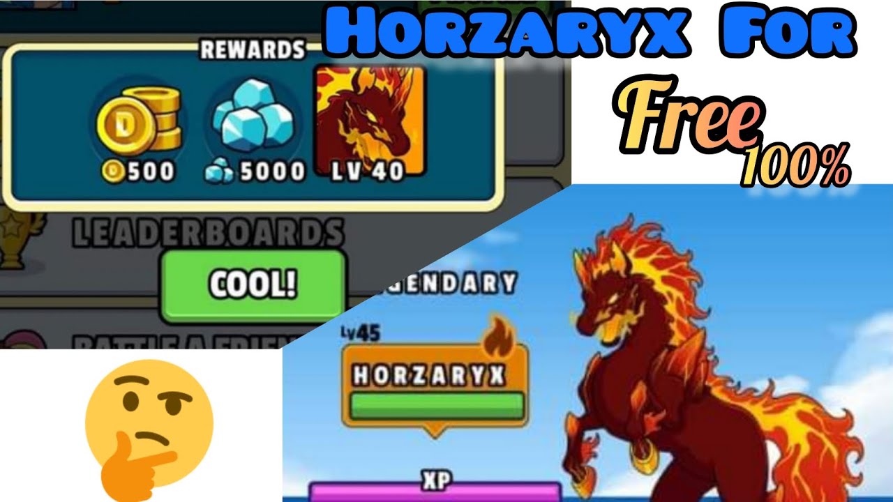 How To Get Free Horzaryx In Dynamons World || Dynamons World New Update ...