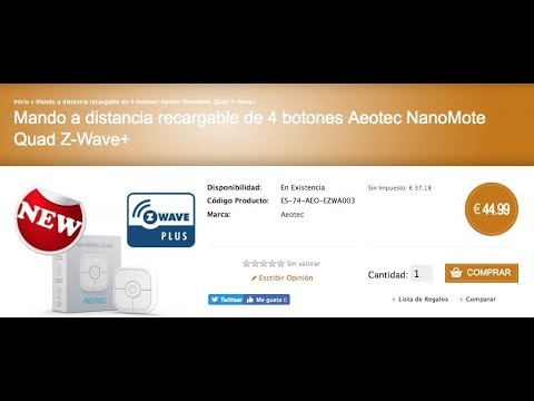 Unboxing Nanomote Quad Aeotec - YouTube