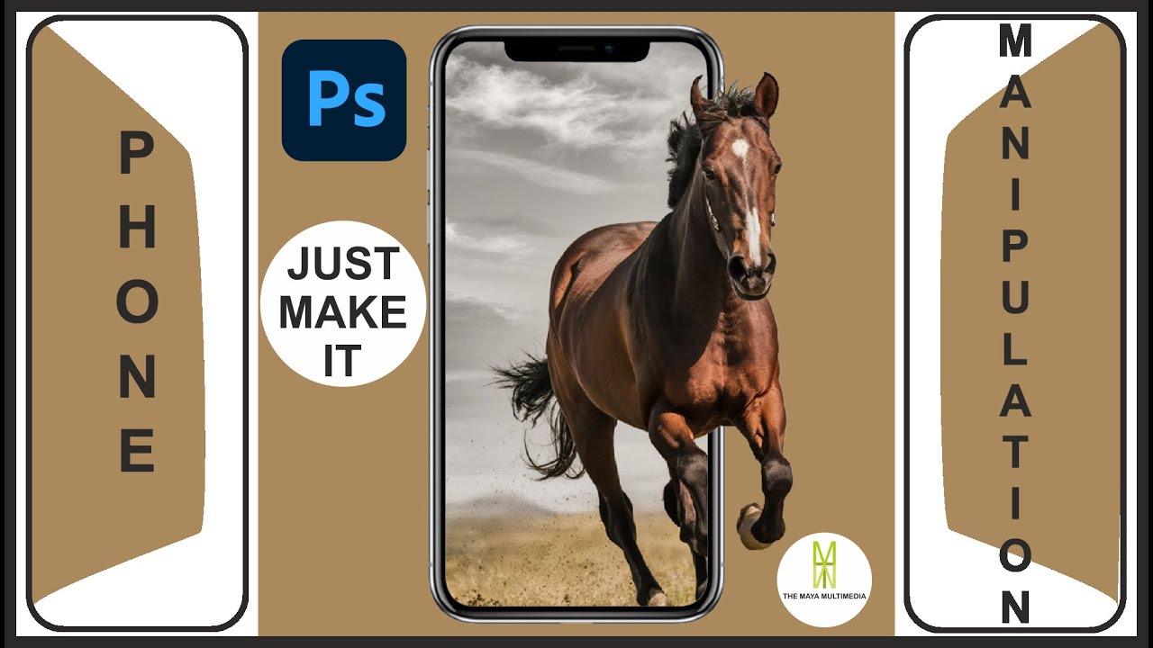 Phone manipulation in Photoshop. | THE MAYA MULTIMEDIA | - YouTube