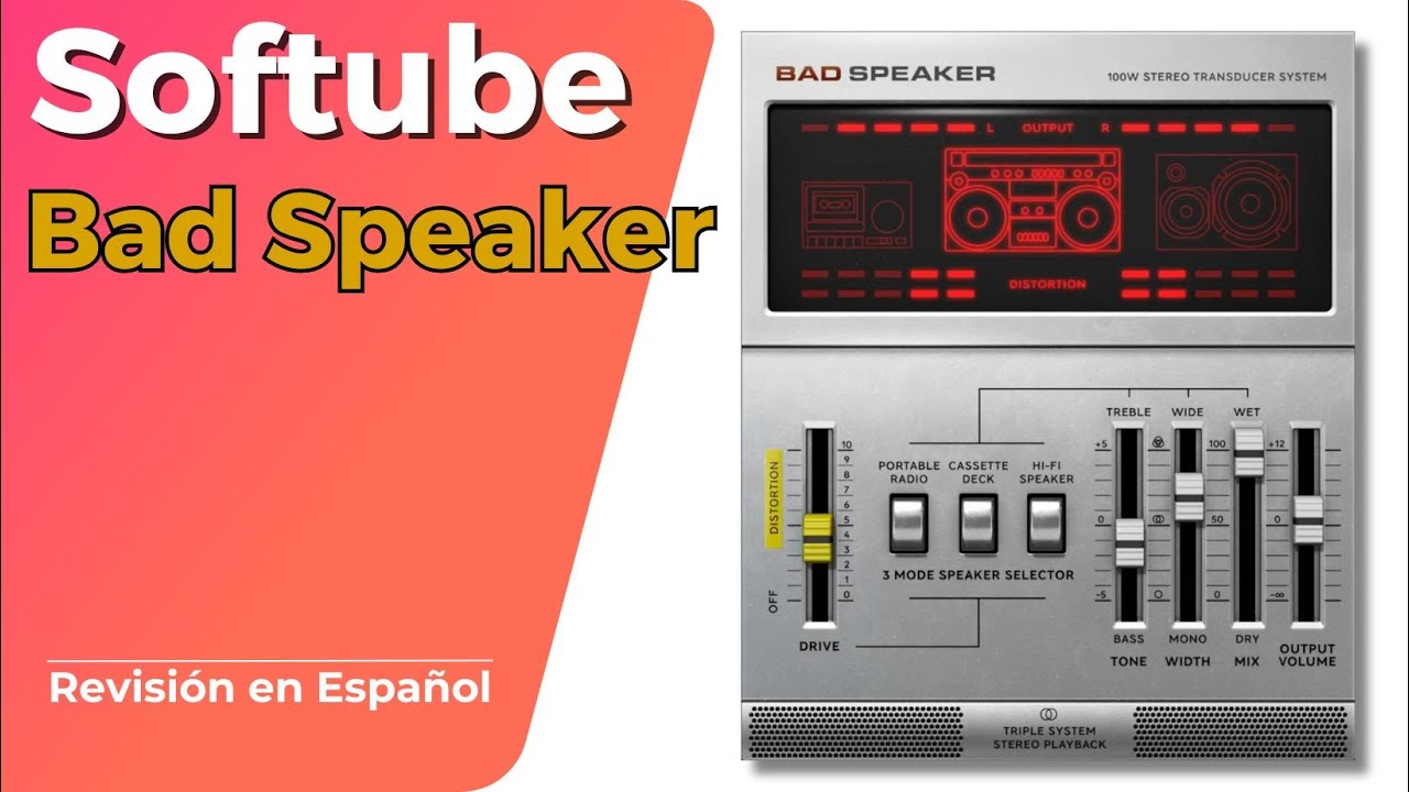 🎧Softube Bad Speaker🎧-Revisión en Español- - YouTube