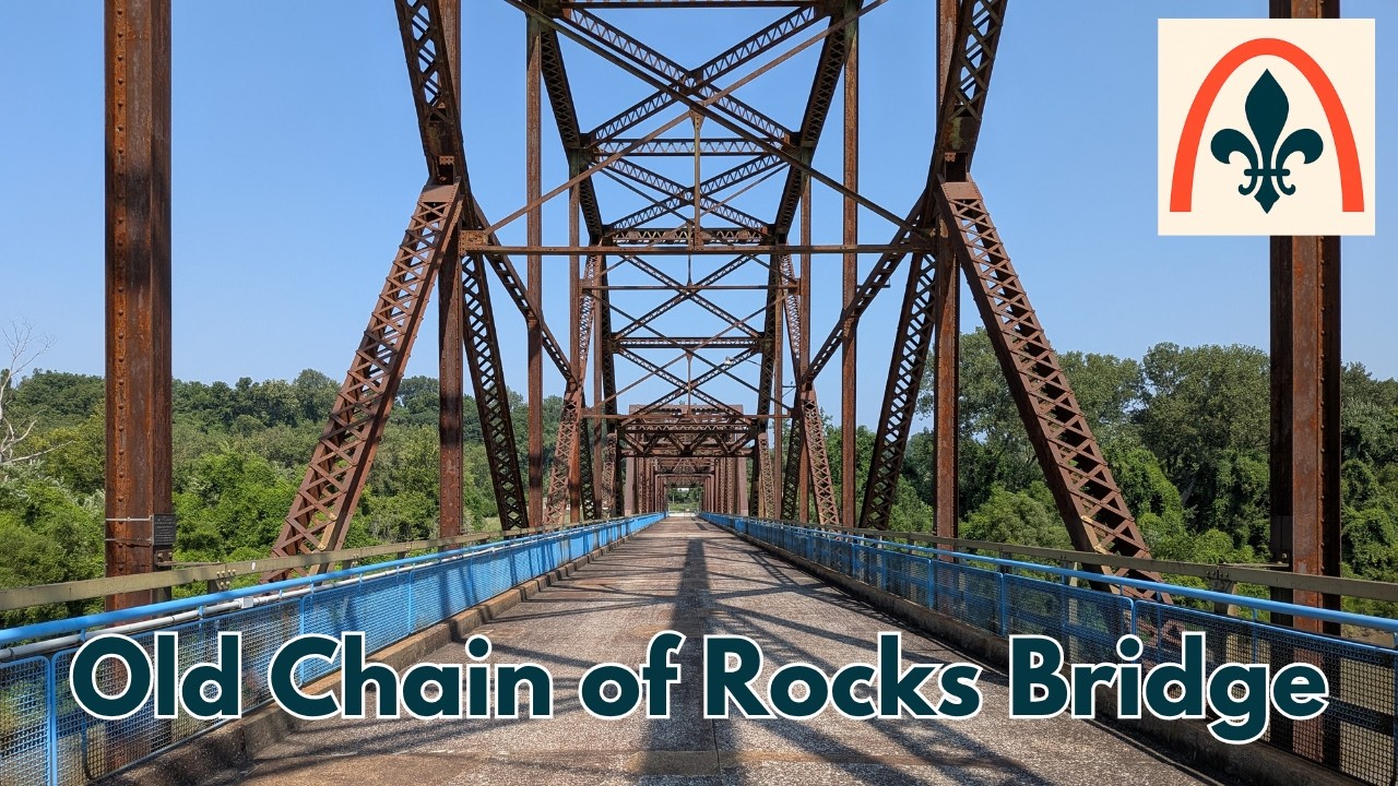 A Walk Across the Old Chain of Rocks Bridge - YouTube