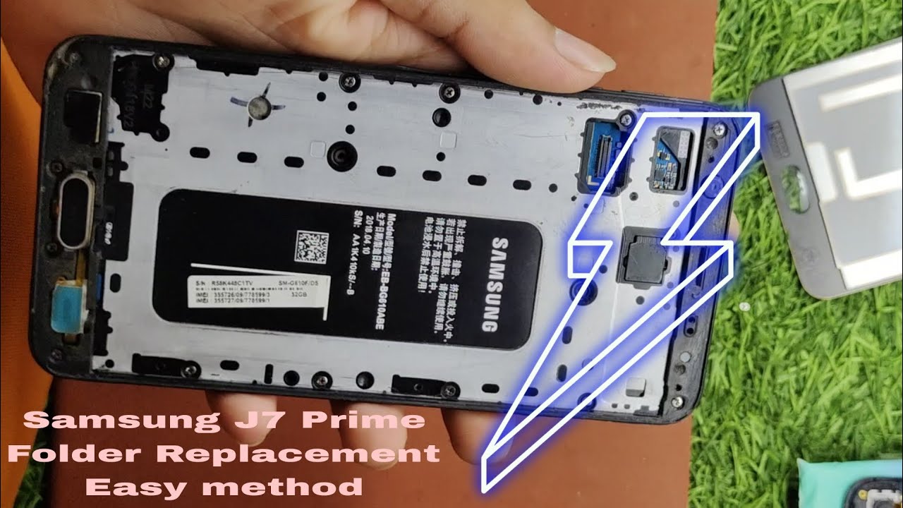SAMSUNG J7 PRIME FOLDER REPLACEMENT|FOLDER LAGANE KA SABSE ASAN TARIKA ...