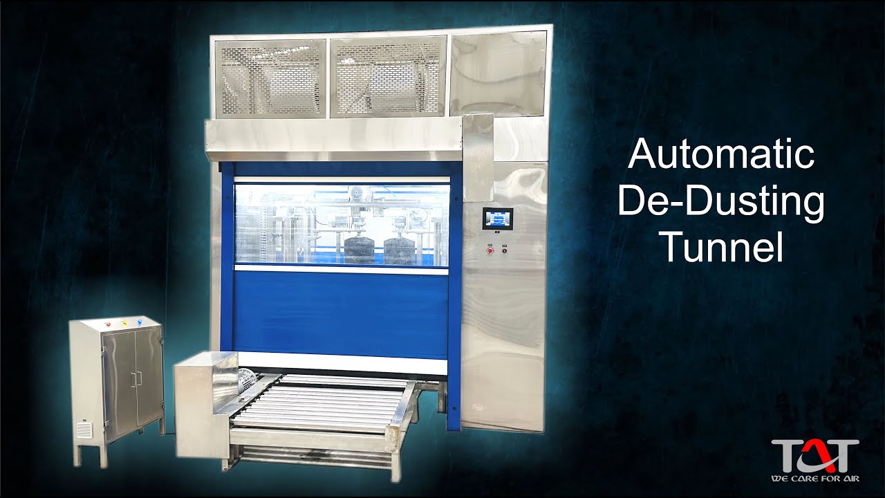 Automatic De-dusting tunnel | Tanushree Airtechniques Pvt. Ltd ...