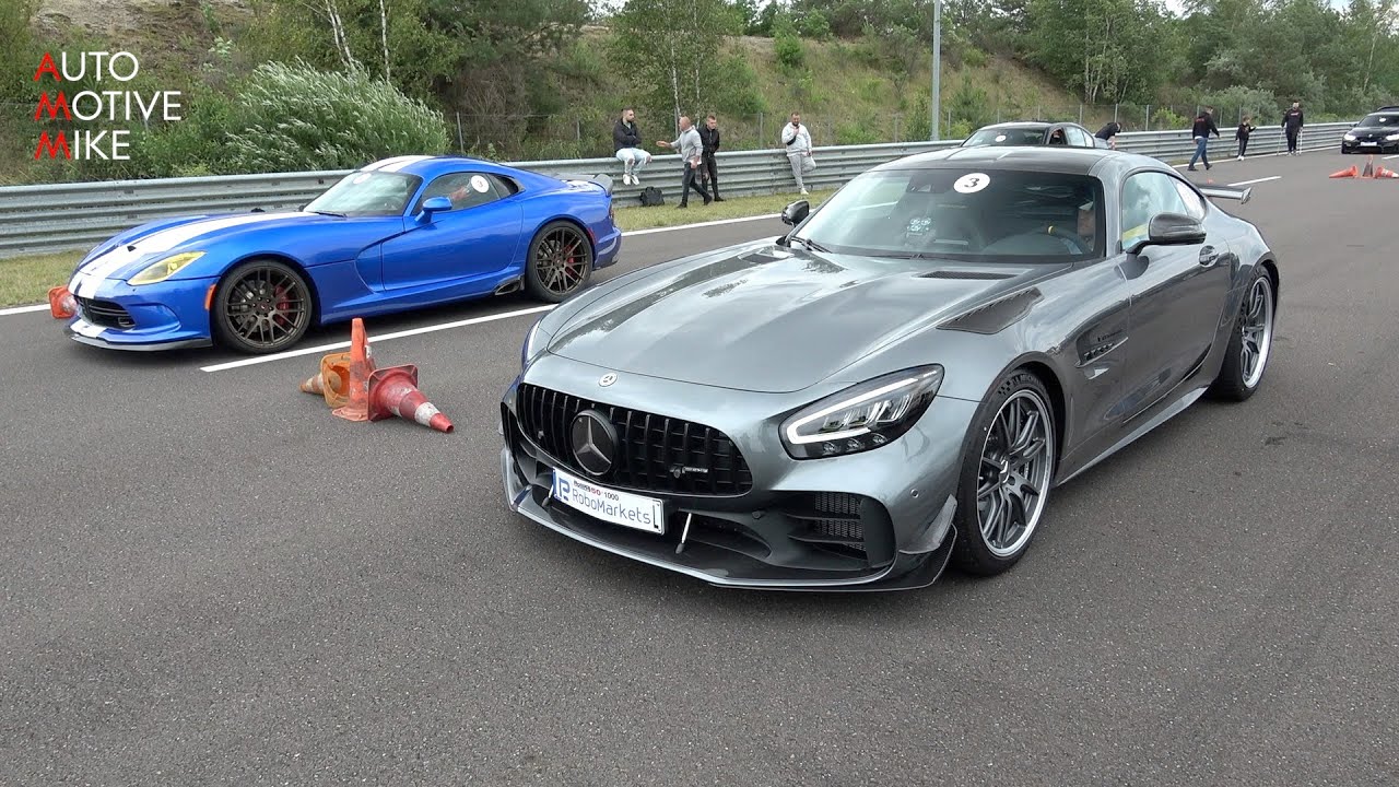 SRT Viper GTS (649HP) vs Mercedes-AMG GT R Pro - YouTube