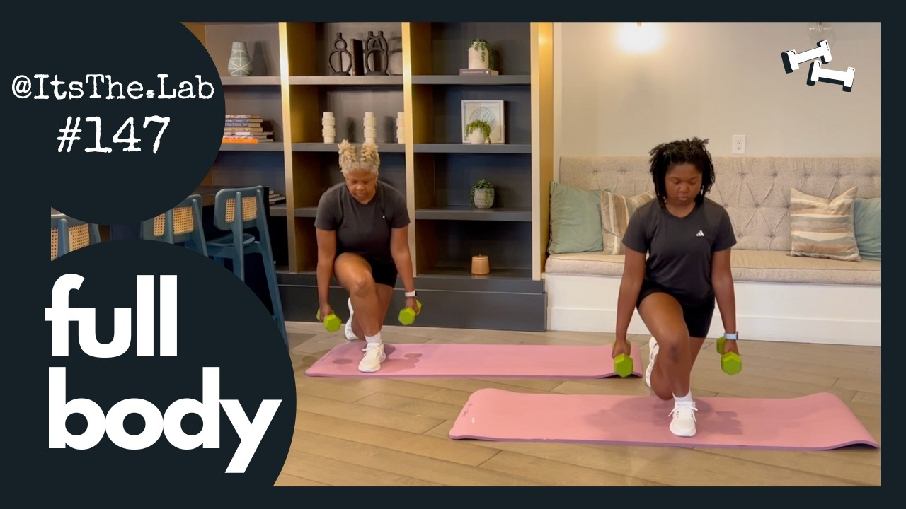 #147: Full Body Home Workout with Dumbbells! - YouTube